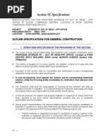 Sample Construction Specifications | PDF | Framing (Construction ...