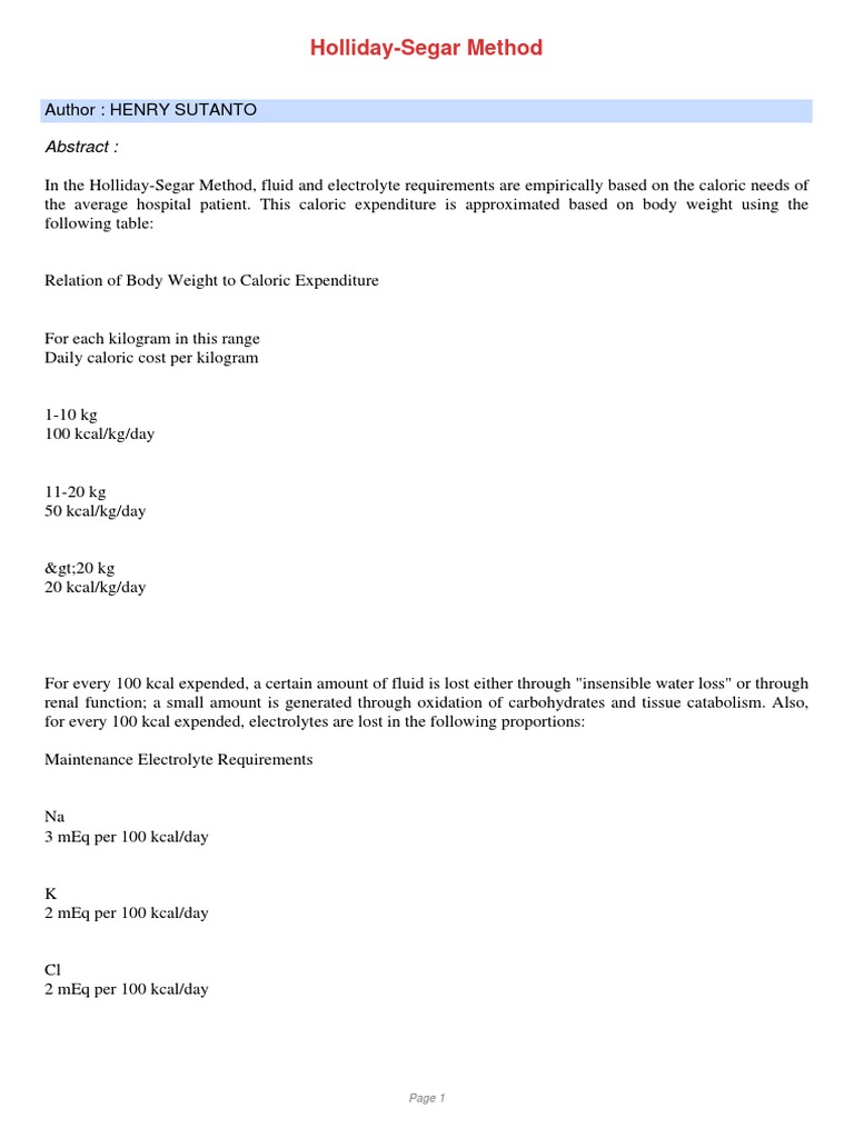 Web Holliday-Segar Method HENRY SUTANTO | PDF