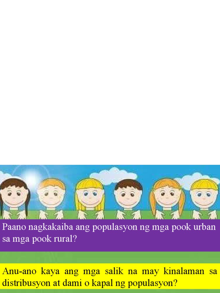 Distribusyon at Dami o Kapal NG Populasyon | PDF