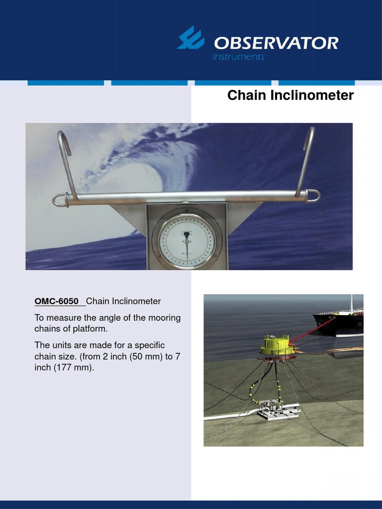 OMC-6050 Chain Inclinometer | PDF | Building Materials | Nature