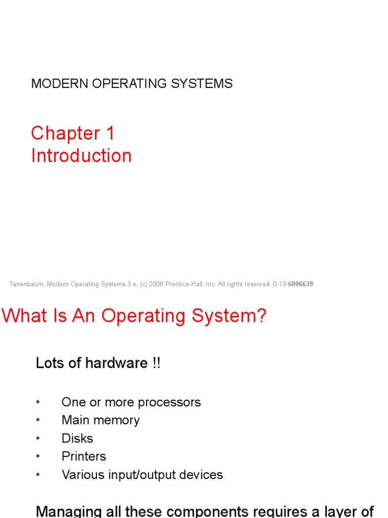 Diploma Operating System Chapter 1 | PDF | Cpu Cache | Operating System