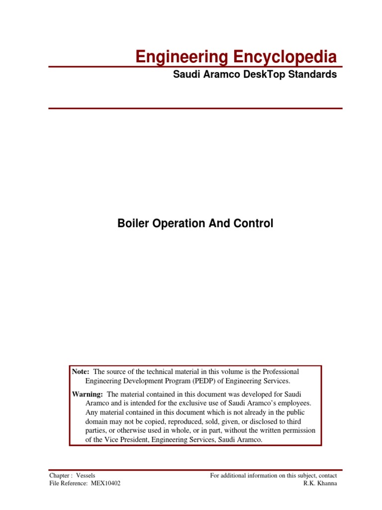 Boiler Operation & Control | PDF | Boiler | Steam