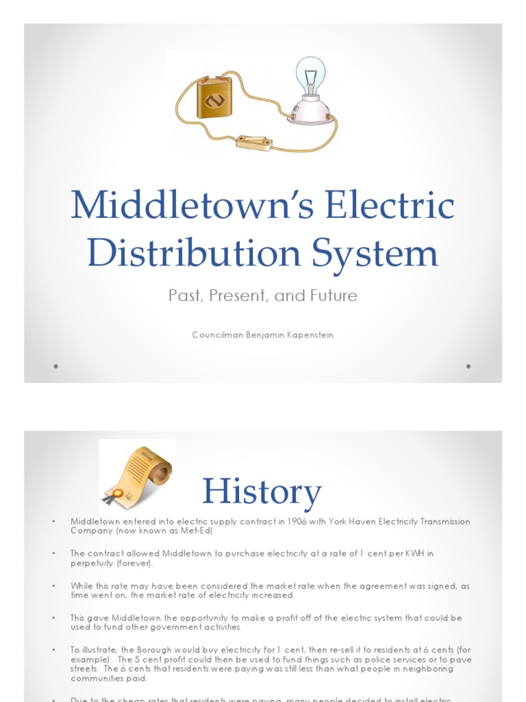 Middletown's Electric Distribution System-2 | PDF
