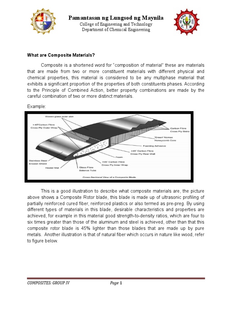 Composite Written Report | Composite Material | Strength Of Materials