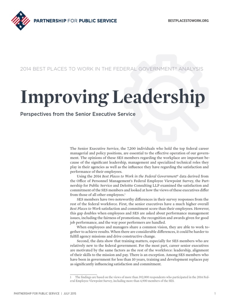 Improving Leadership | PDF | United States Department Of Defense ...