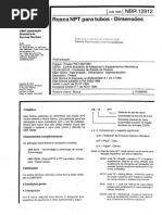 Tabela de Roscas ISO 228 e DIN 259 | PDF | Máquinas | Metalurgia