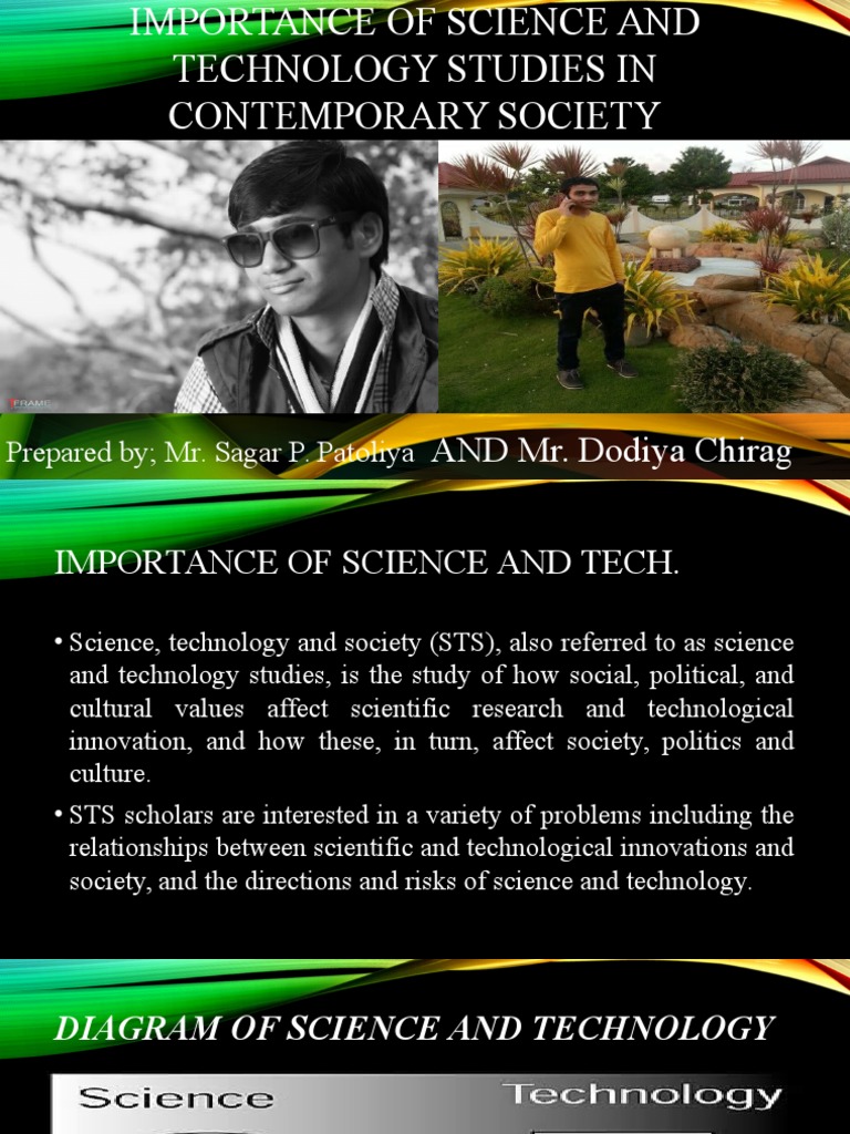 Importance of Science and Technology Studies in Contemporary | PDF ...