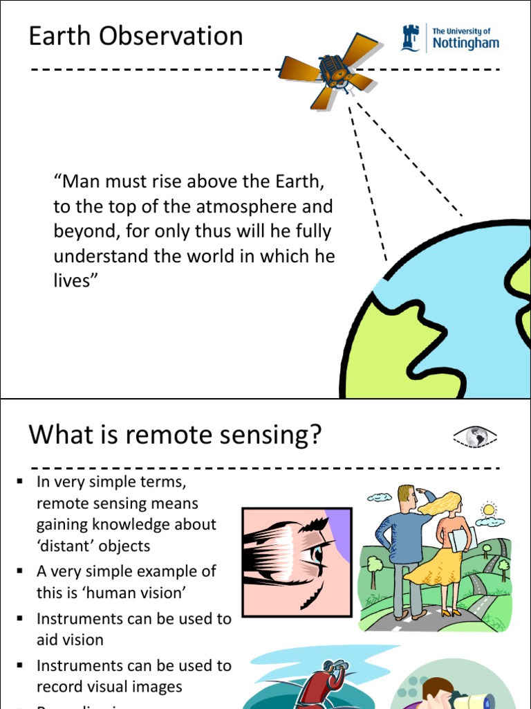 Understanding Remote Sensing Techniques | PDF | Remote Sensing | Aerial ...