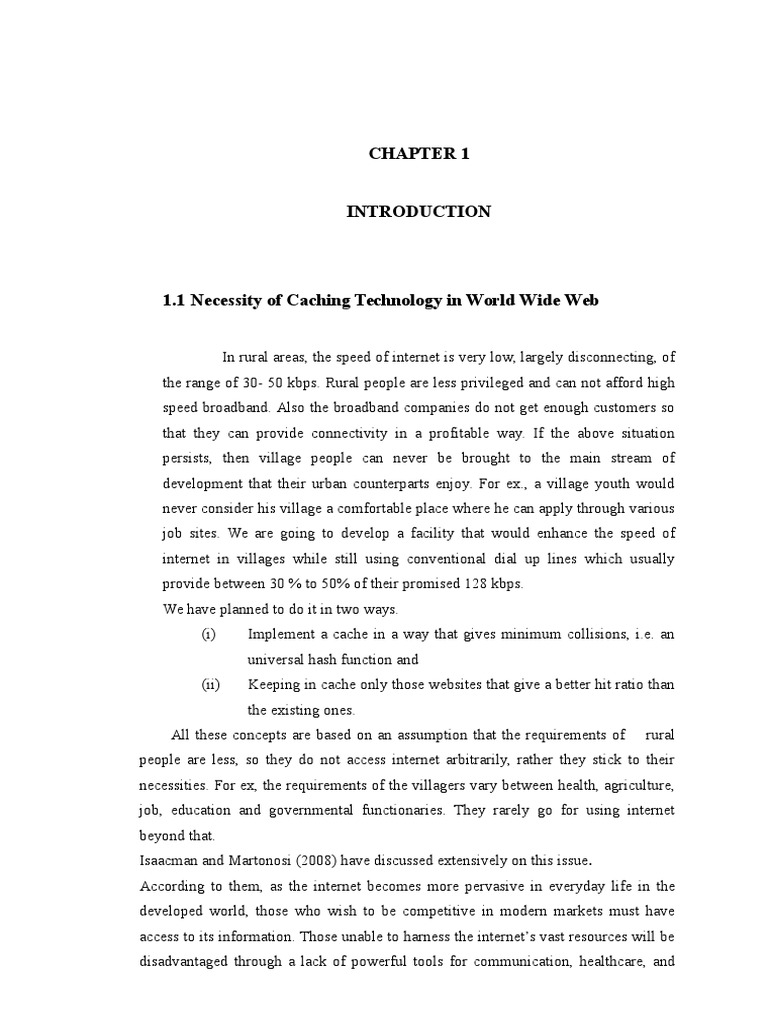 Web Caching | PDF | Cache (Computing) | Proxy Server