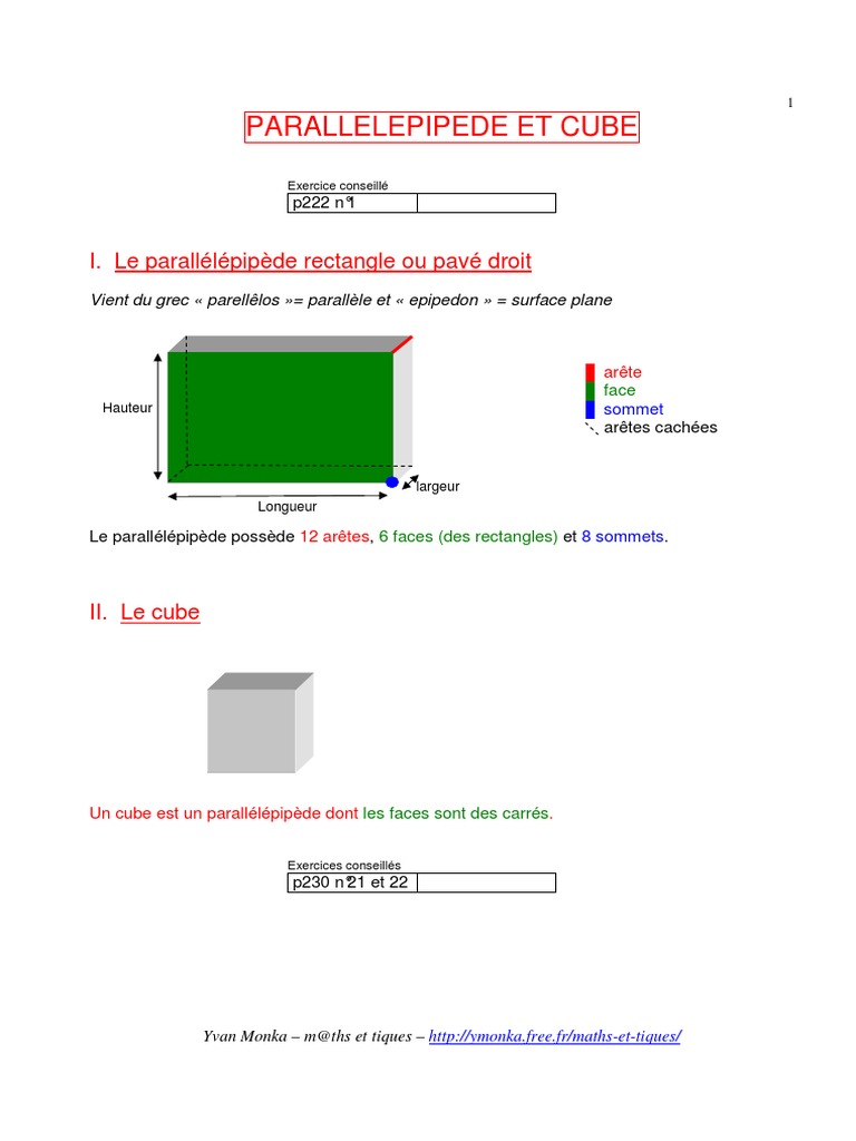 Para Cube | PDF | Litre | Perspective (représentation)