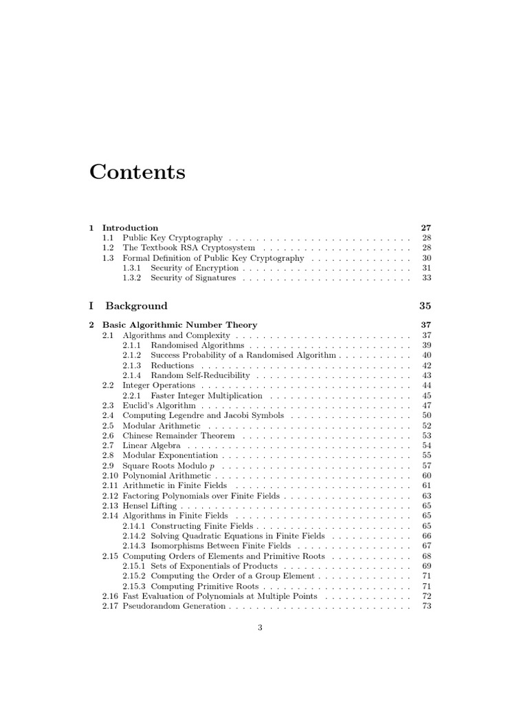 (Steven Galbraith) Mathematics of Public Key Crypt | PDF | Public Key ...