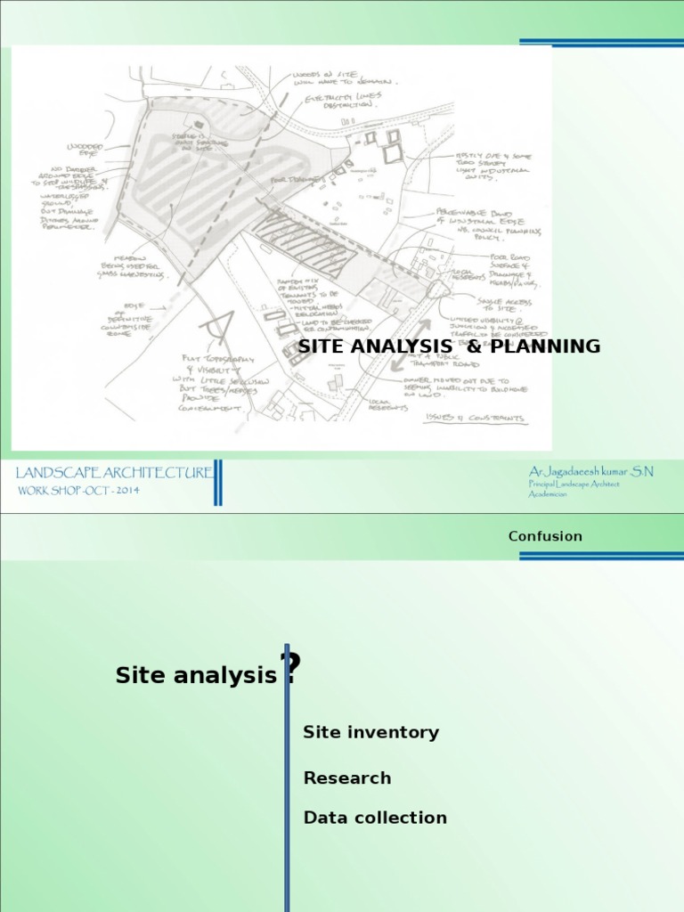 Site Analysis | Drainage | Soil | Free 30-day Trial | Scribd