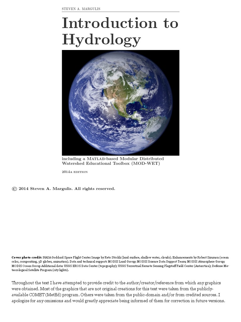 Intro To Hydrology | PDF | Properties Of Water | Latent Heat