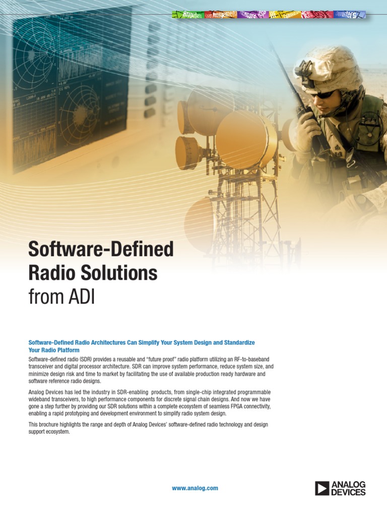 Software Defined Radio Solutions From ADI Web PDF | PDF | Analog ...