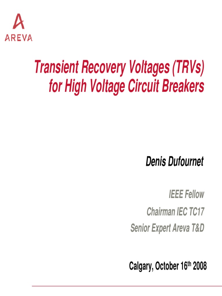 CB Test Duty | PDF | High Voltage | Capacitor
