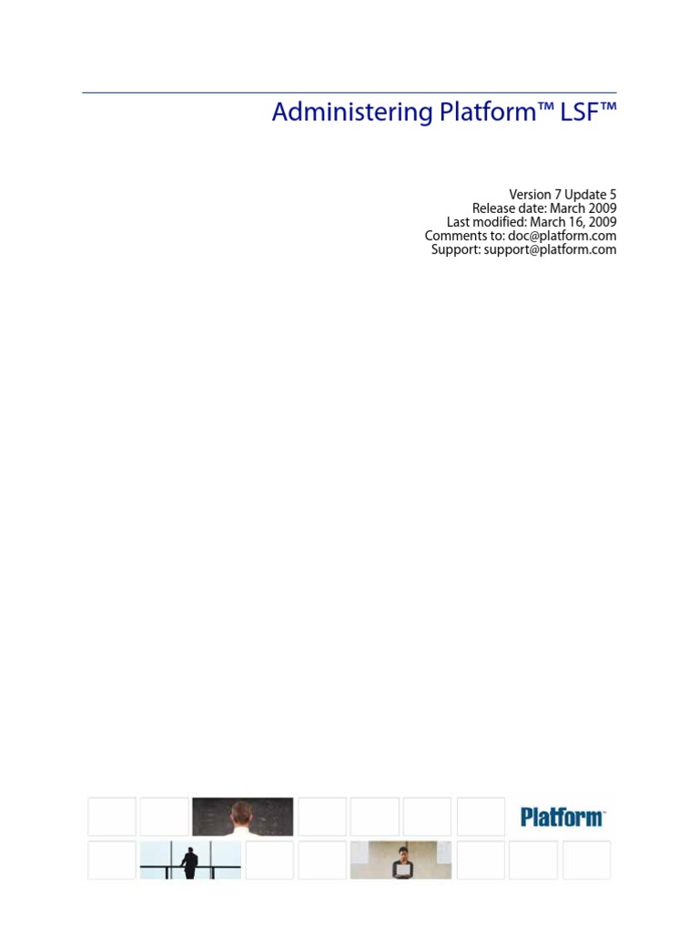 Platform LSF Version 7.5 Administration Guide | PDF | Trademark ...