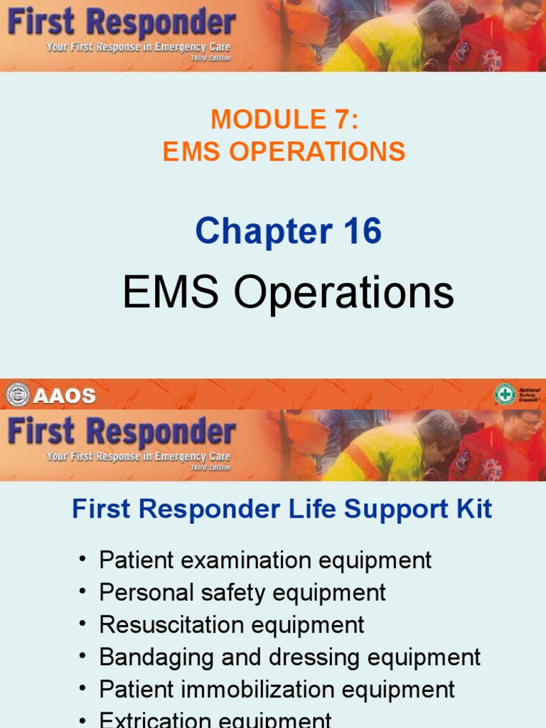 EMS Operations | PDF | Emergency Medical Services | Emergency Management