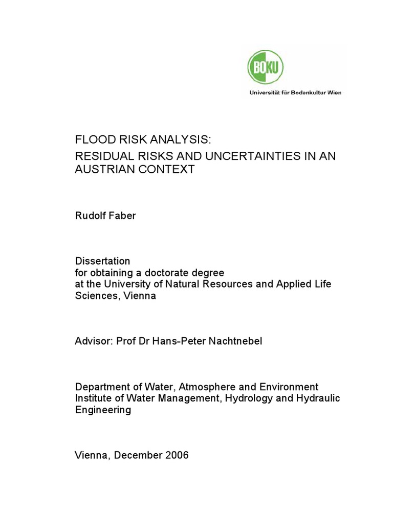 Faber | PDF | Flood | Risk