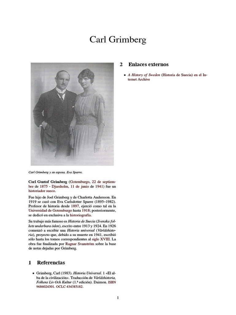 Carl Grimberg y su Historia Universal | PDF | Patentar | Science