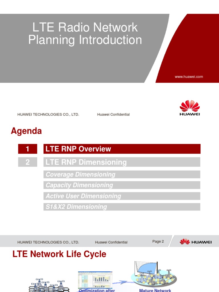 Lte Radio Network Planning Introduction V1 0 Lte Telecommunication