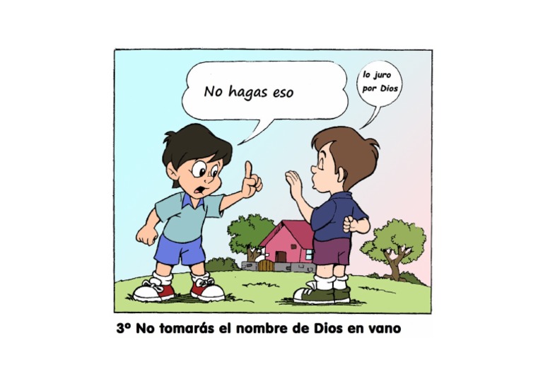 3er Mandamiento - Ilustración | PDF