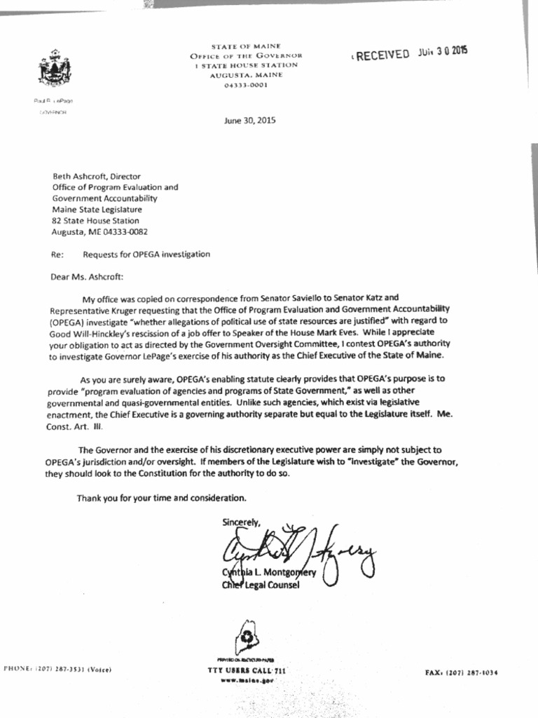 Cynthia Montgomery Letter To Beth Ashcroft | PDF