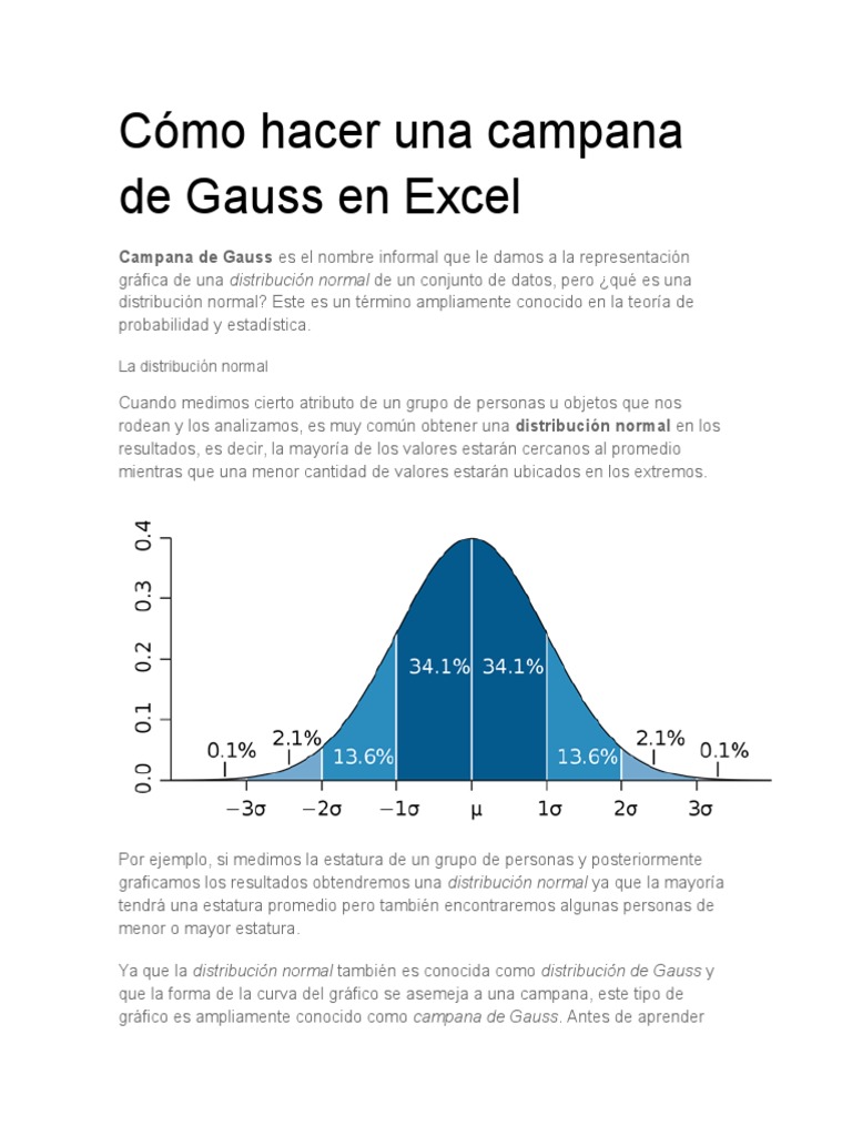 Calculo Campana De Gauss - Catalog Library