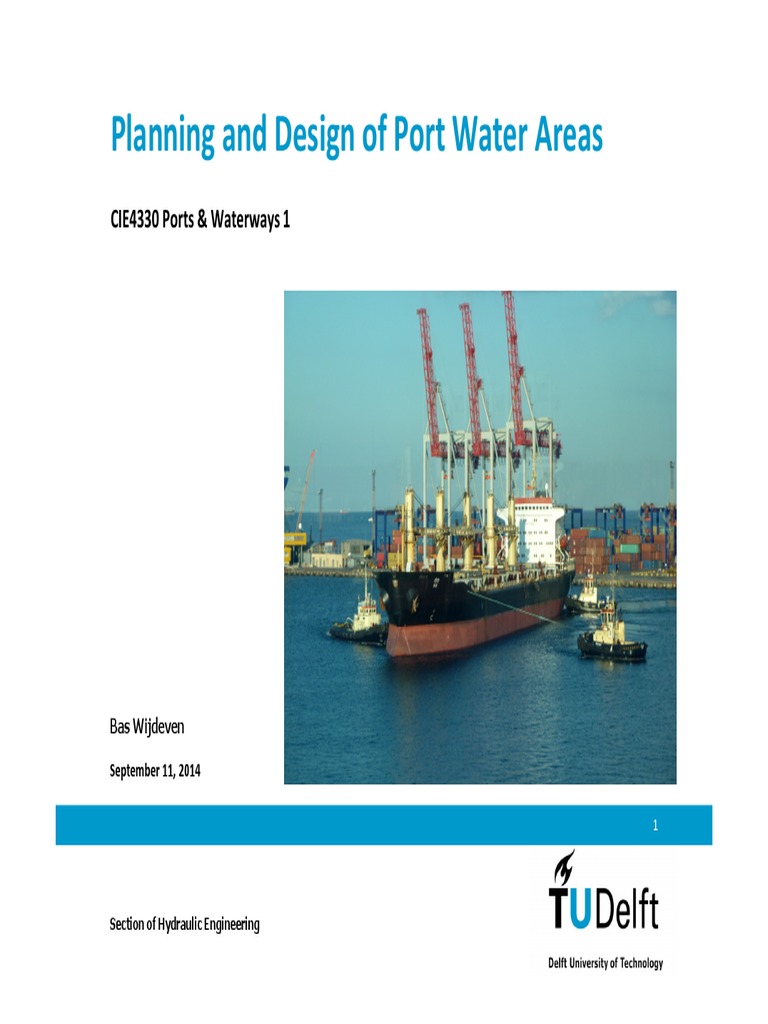 Planning and D Planning and Design of Port Water Areas | PDF | Tide | Ships