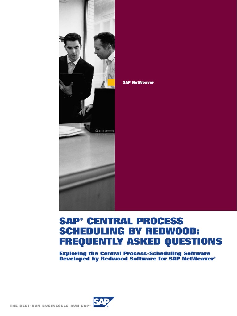 SAP Redwood | PDF | Sap Se | Business Process