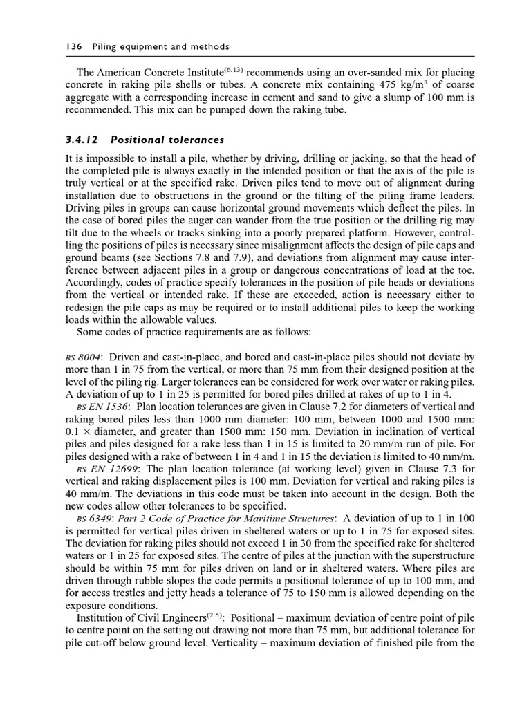 Piling equipment and methods | PDF | Deep Foundation | Engineering ...
