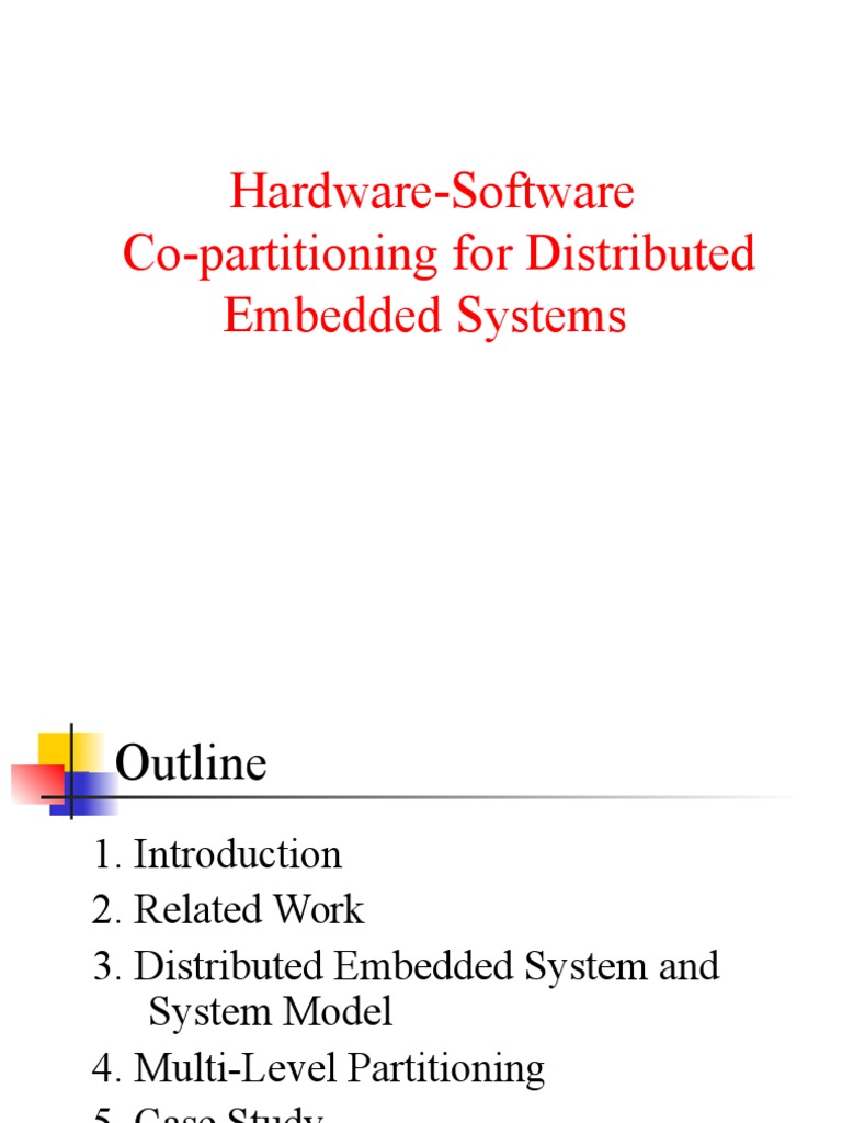 Hardware-Software Co-Partitioning For Distributed Embedded Systems | PDF | Central Processing ...