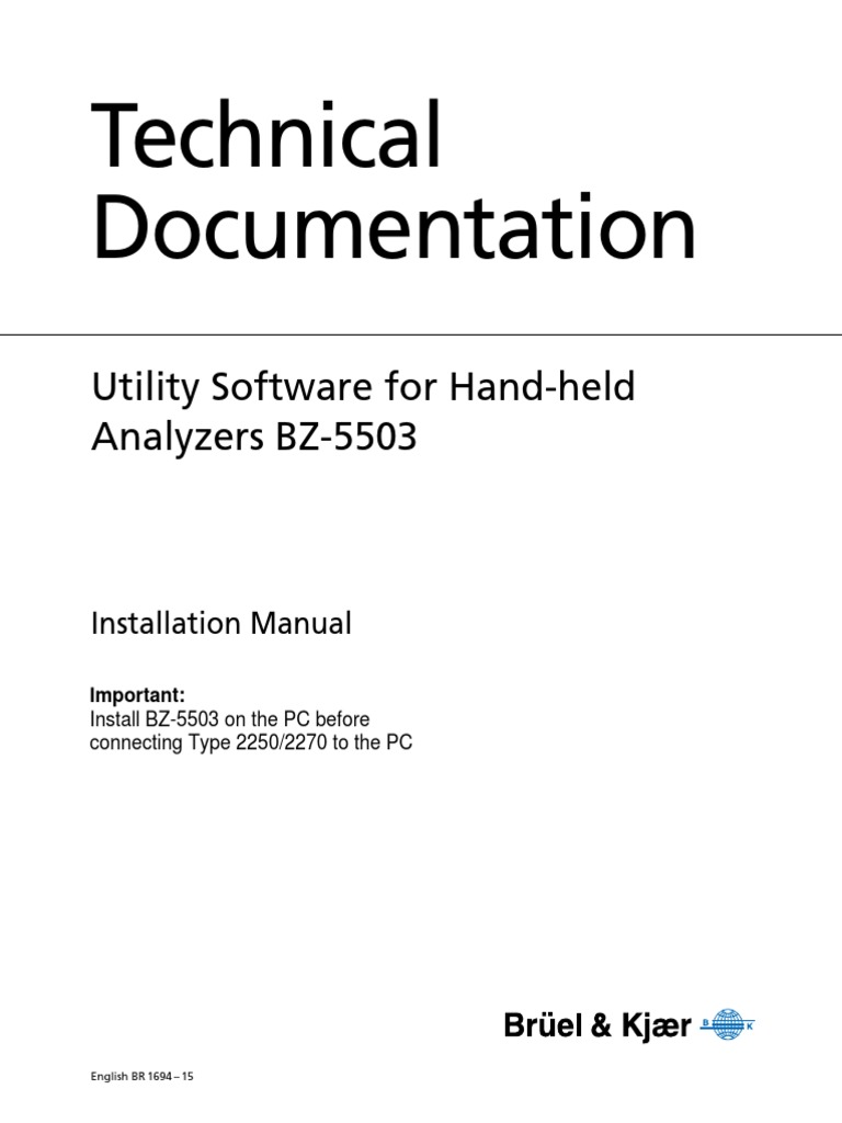 User Manual BZ 5503 | PDF | Installation (Computer Programs) | Personal ...