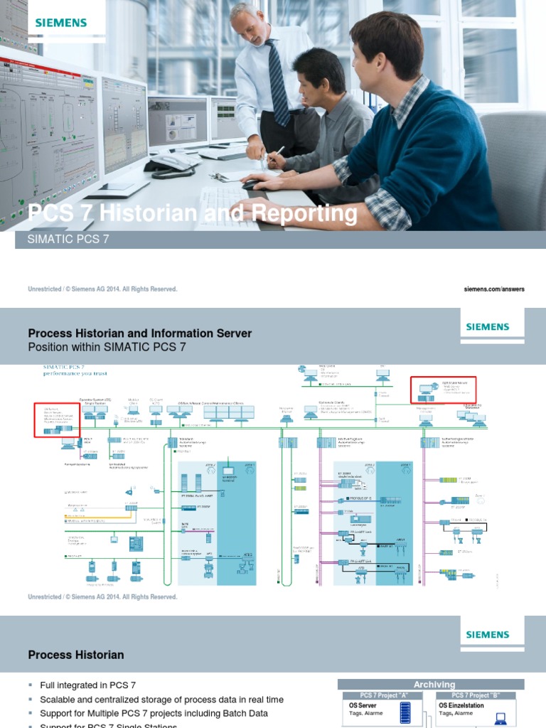 SIMATIC Process Historian and Reporting - 2014 - EN | PDF | Databases ...