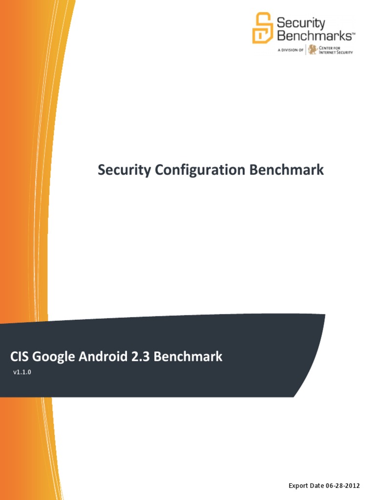 CIS Google Android 2.3 Benchmark | PDF | Wi Fi | Android (Operating System)