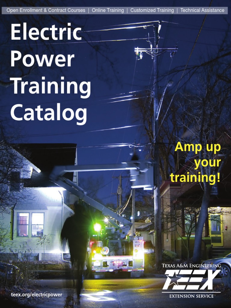 Electric Power Training Catalog | PDF | Electrical Substation ...
