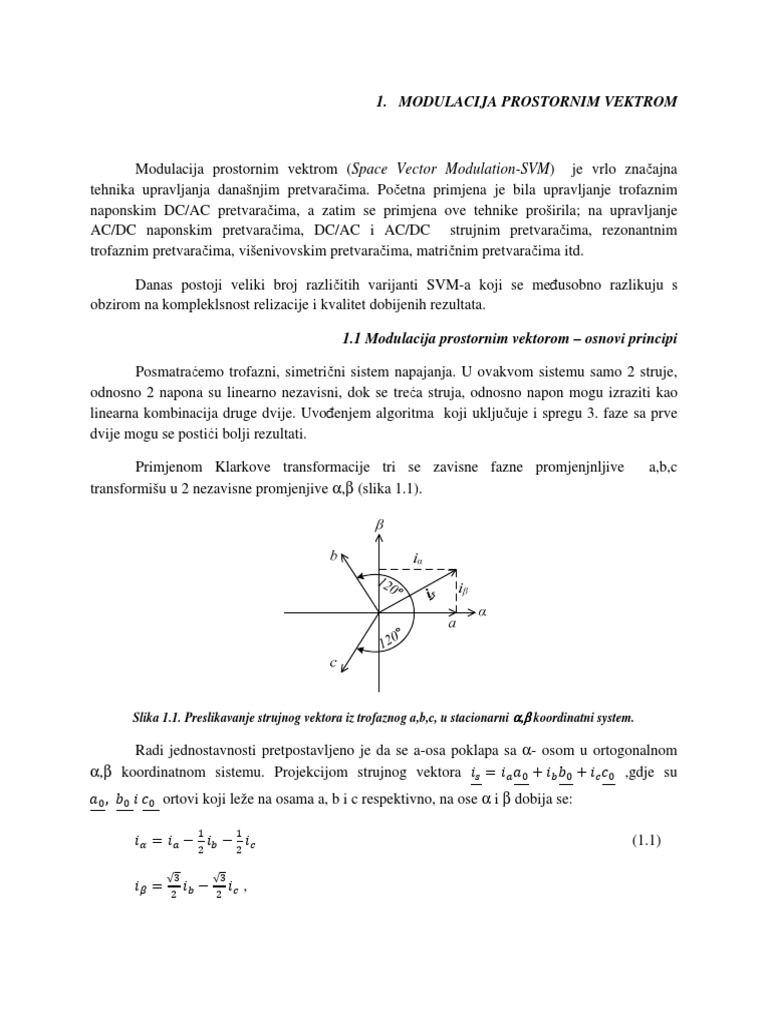 Modulacija Prostronim Vektorom | PDF