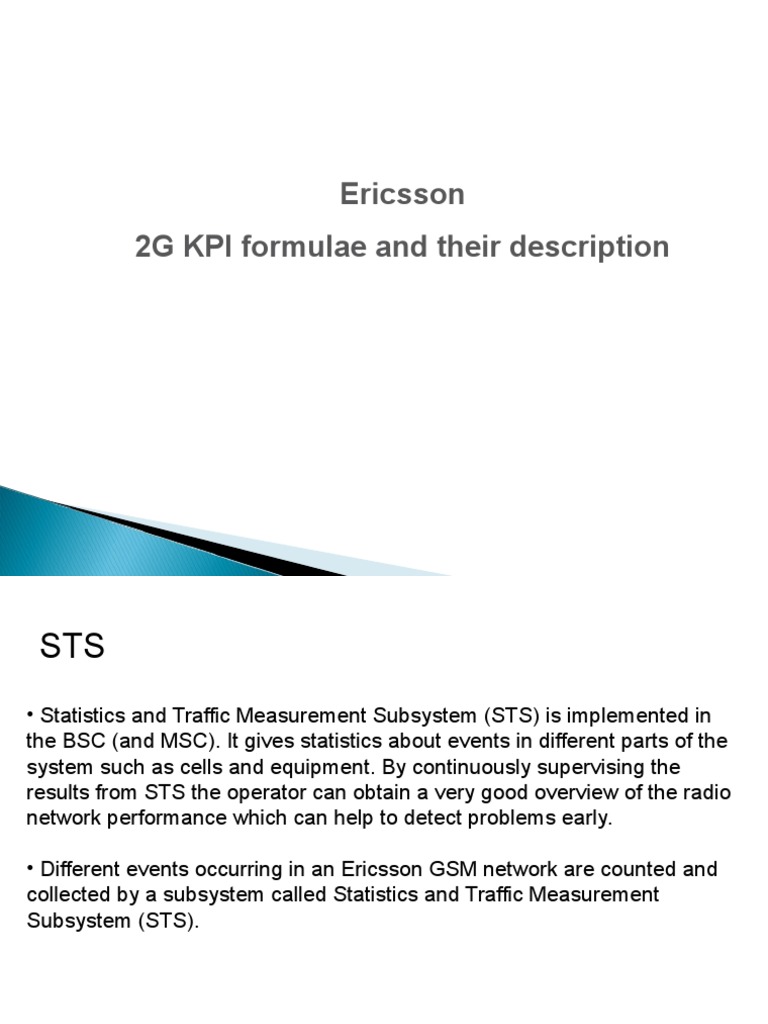 2G KPI Overview and Measurement Methods | PDF | Telecommunications ...