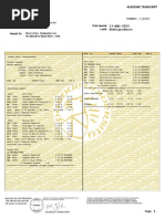 Tamu Official Transcript | PDF | Academia | Educational Assessment And ...