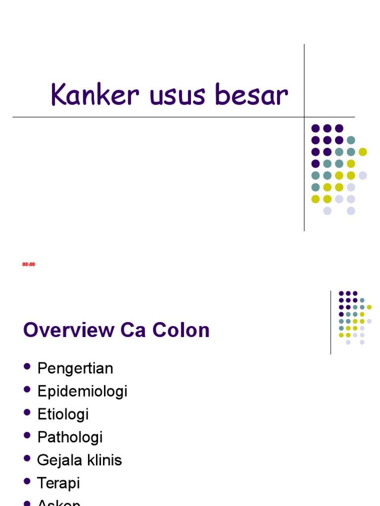 Kanker Kolon | PDF | Kanker Usus Besar | Metastasis