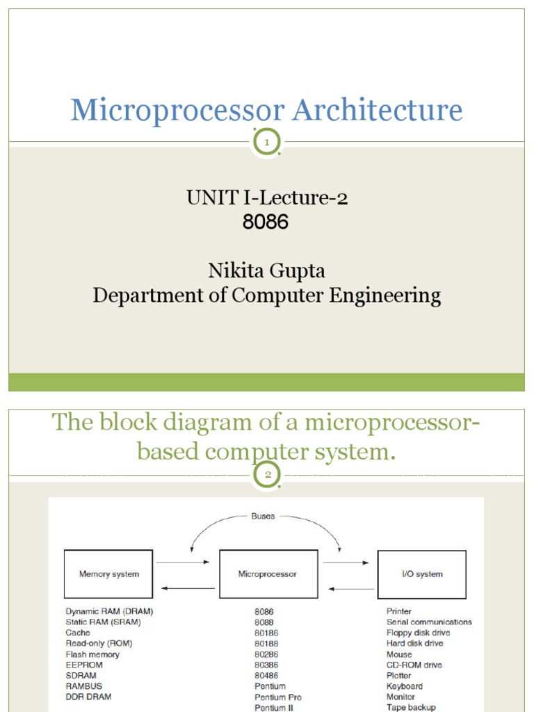 Microprocessor Architecture | PDF | Instruction Set | Pointer (Computer Programming)