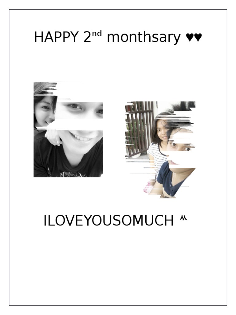 Happy 2nd Monthsary Celebration | PDF