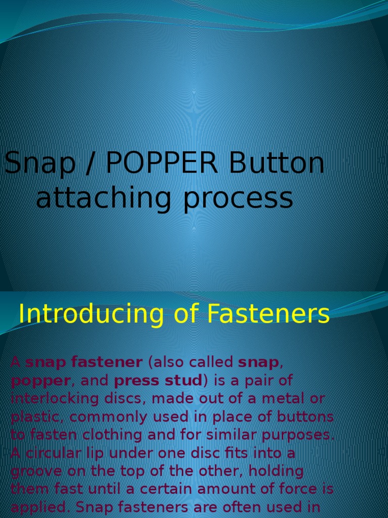 Snap & Popper Att Process | PDF | Calibration | Mechanical Engineering
