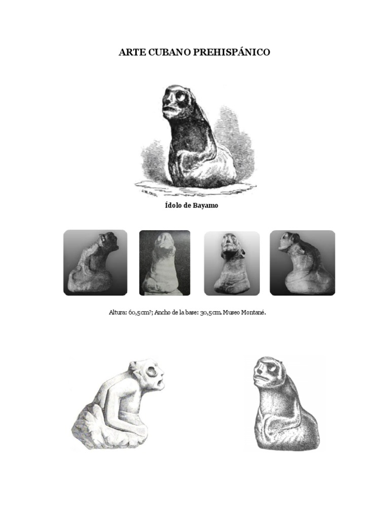 Pre-Columbian Cuban Idols and Artifacts | PDF | Social Science