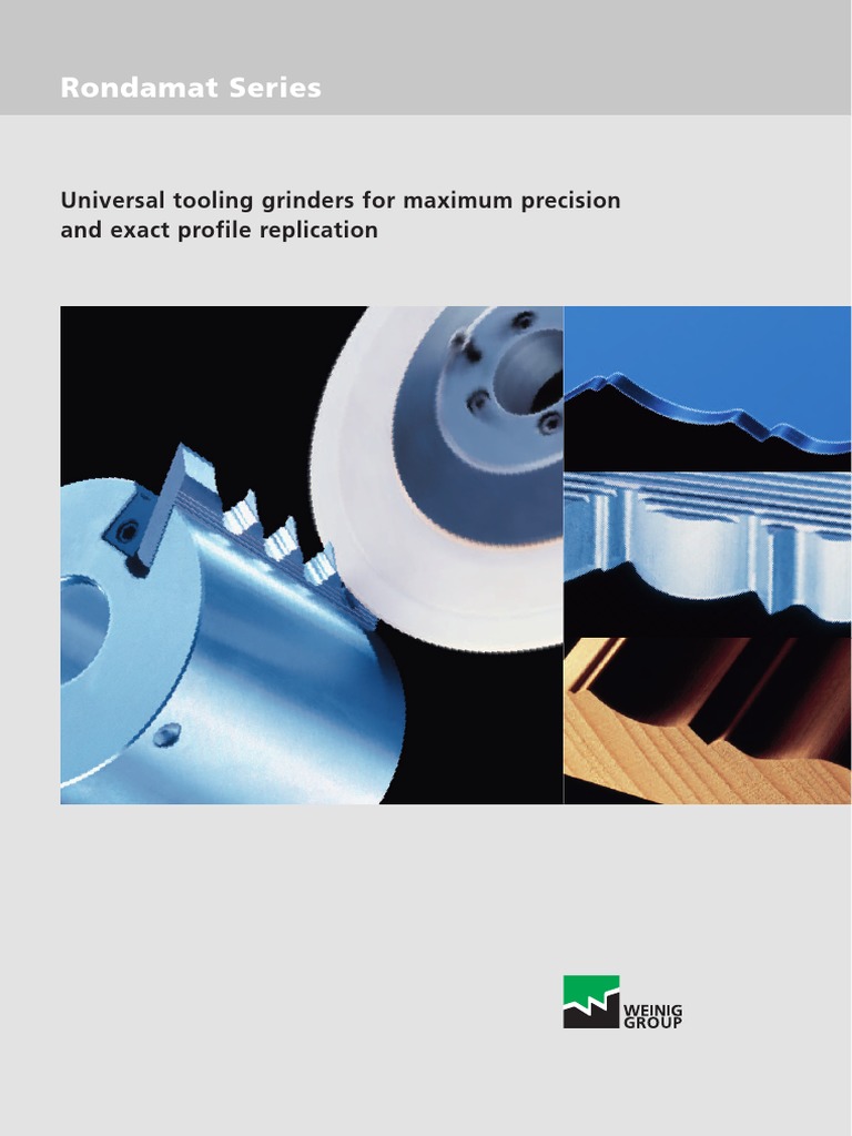 Weinig Rondamat 960 PDF | PDF | Knife | Grinding (Abrasive Cutting)