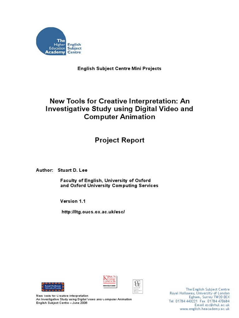 Creative Interpretation | Download Free PDF | Creativity | Animation