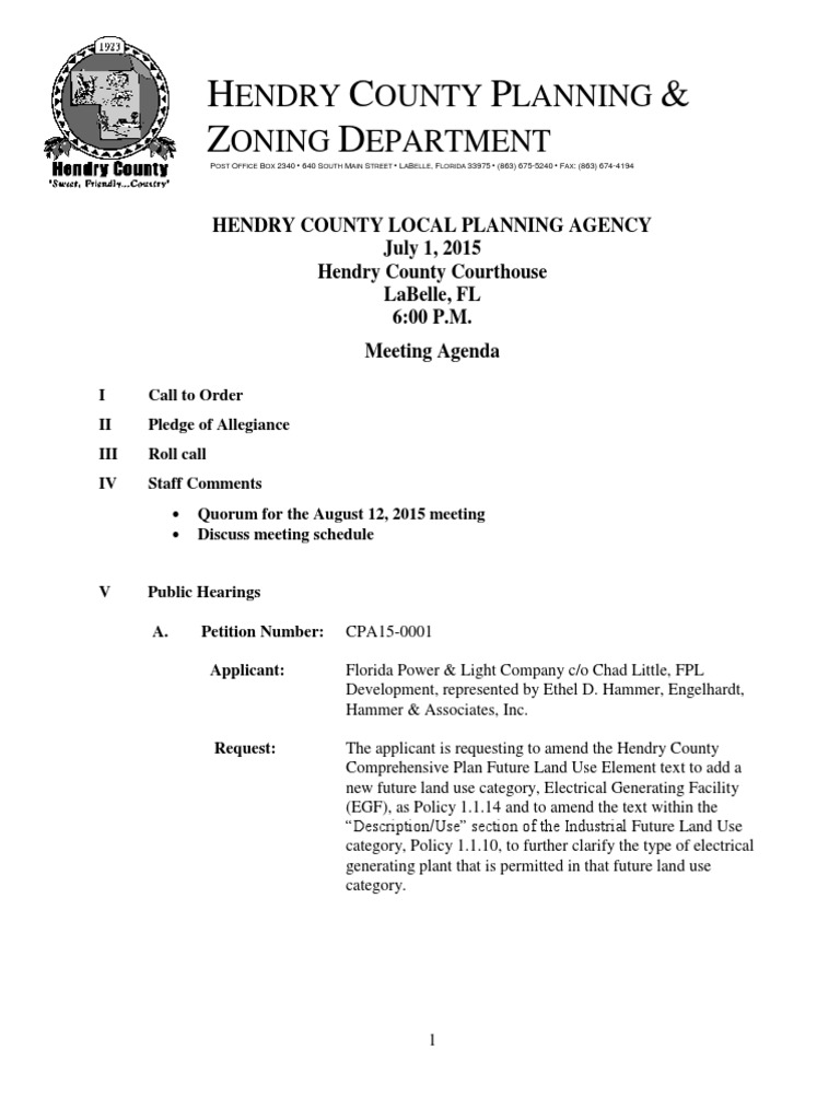 Local Planning Agenda July 1 2015 | PDF | Government | Justice