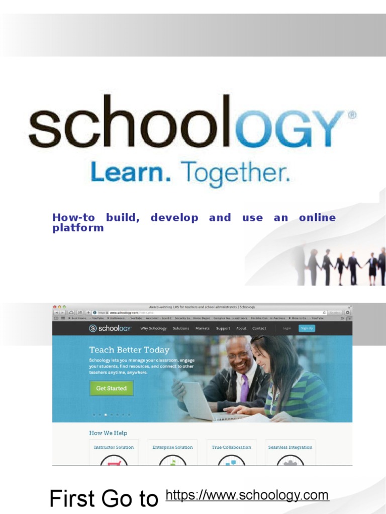 How Using Schoology in Easy Way | PDF | Quiz | Statistics