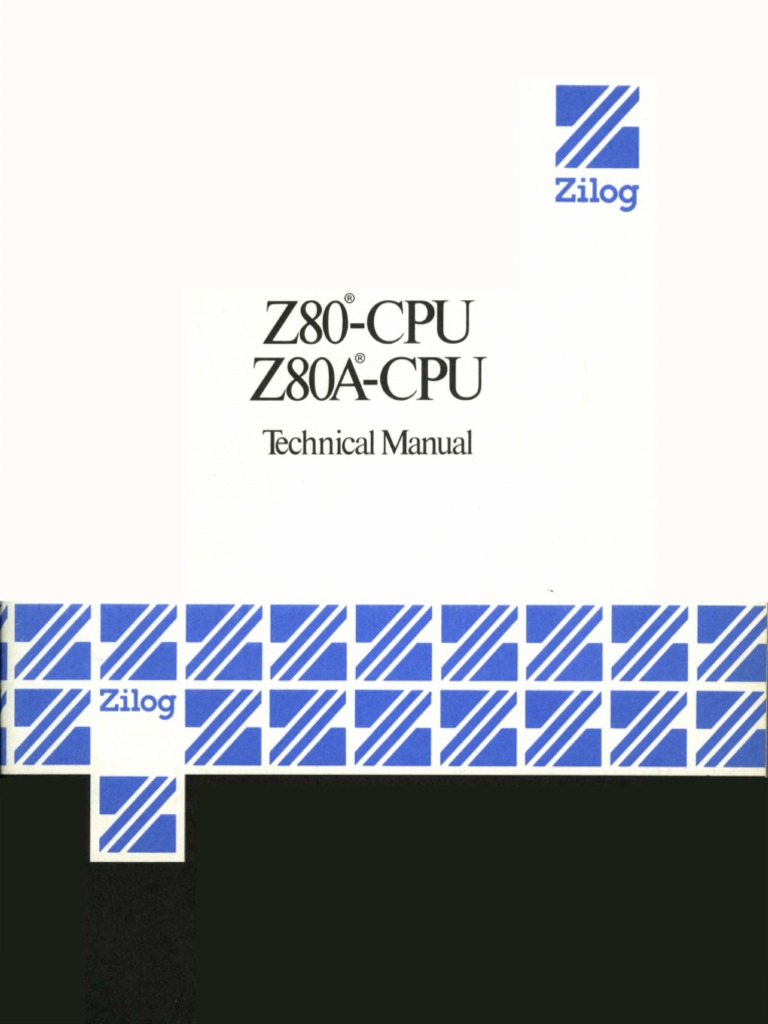 Zilog Z-80 CPU Technical Manual | PDF | Instruction Set | Central Processing Unit