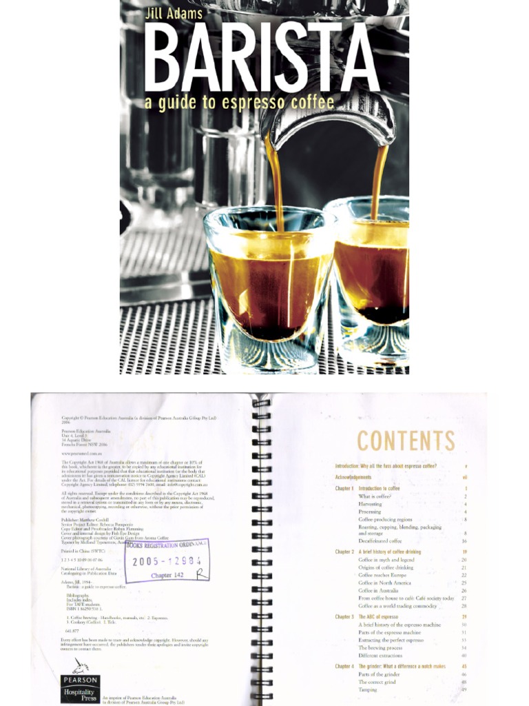 Barista: A Guide To Expresso Coffee | PDF