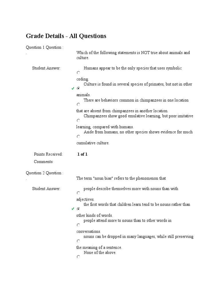 PSY 441 Global Psychology PrePost Test National University | PDF | Self ...